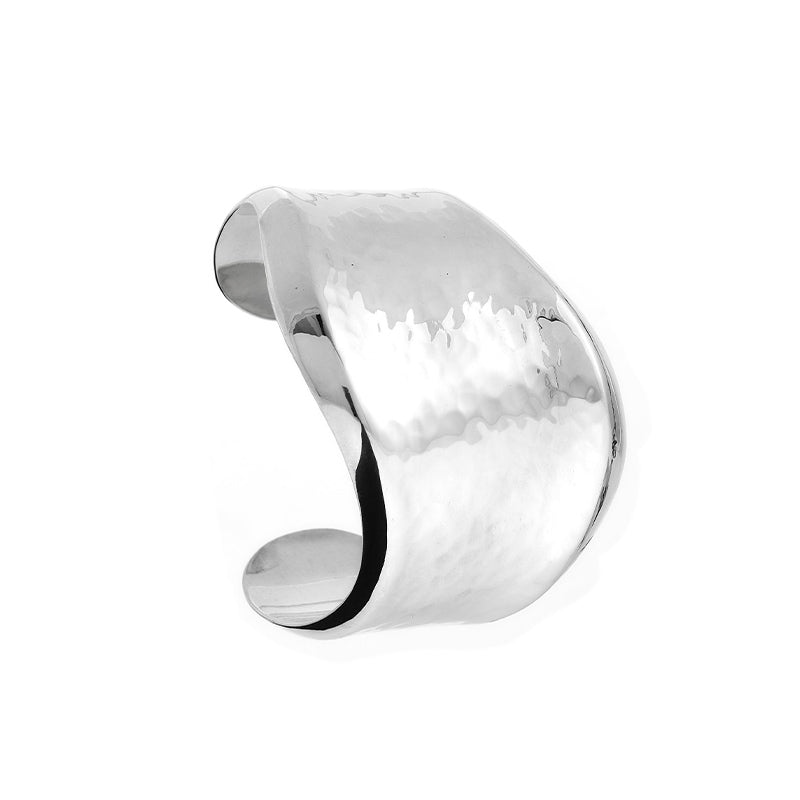 HAMMERED WAVE CUFF – SILVERSHOP