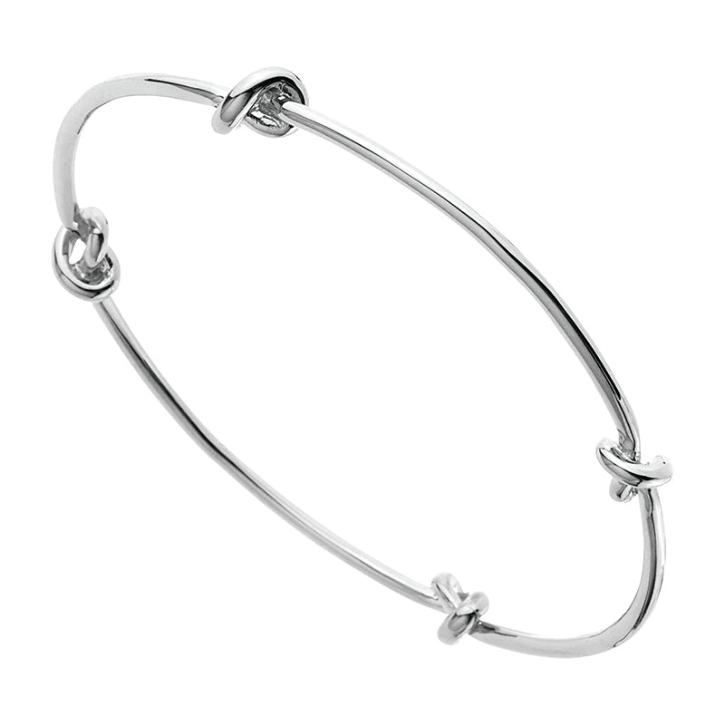 NATURES KNOT BANGLE – SILVERSHOP