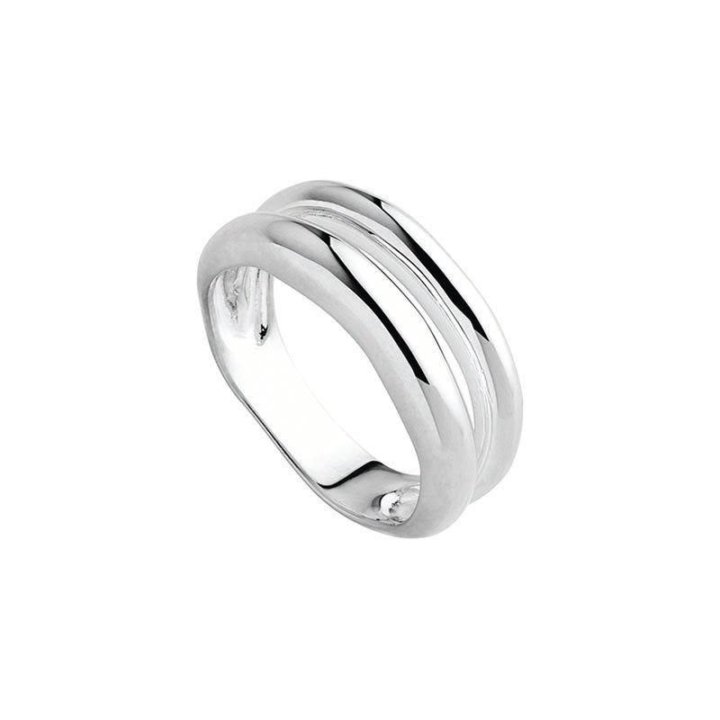 DUNE DOUBLE BAND RING – SILVERSHOP