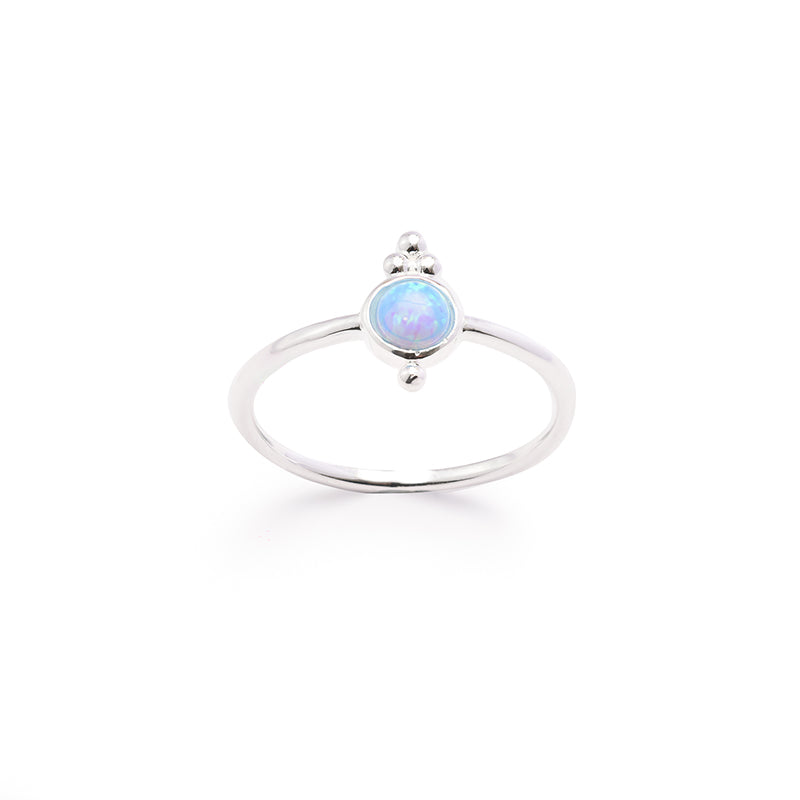 PETITE AZURE OPALITE DREAMS RING – SILVERSHOP