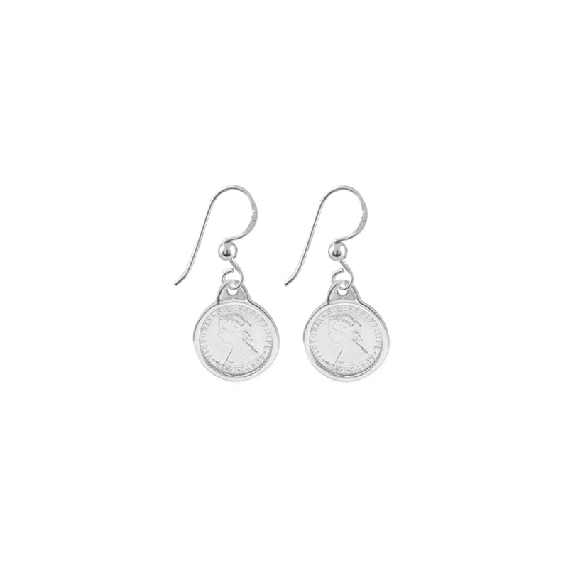 TINY TOKEN EARRINGS – SILVERSHOP