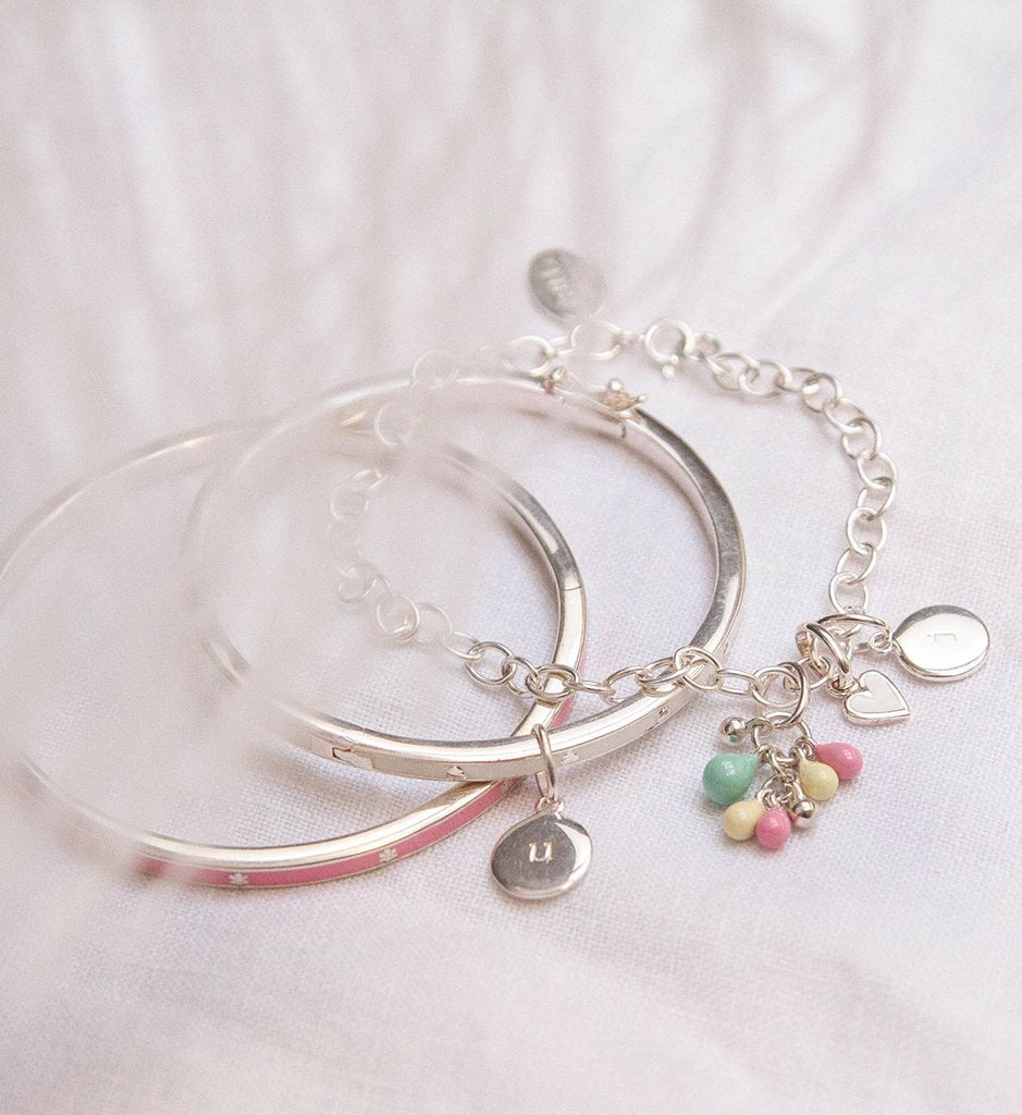 LITTLE KA CIRCLE INITIAL CHARM – SILVERSHOP