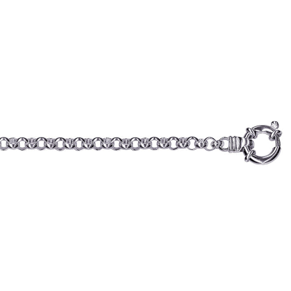 BELCHER CHAIN NECKLACE WITH BOLT RING 4.5MM – SILVERSHOP