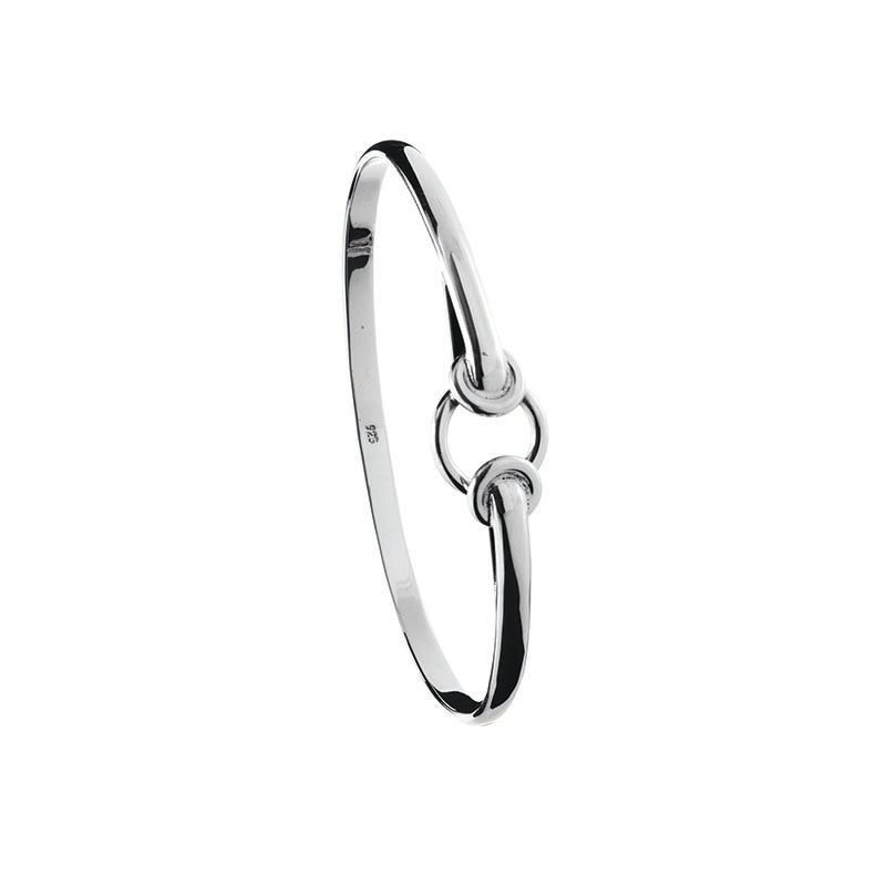 TRIO CIRCLE TOP BANGLE – SILVERSHOP