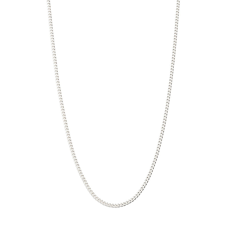 BESPOKE CURB CHAIN NECKLACE – SILVERSHOP