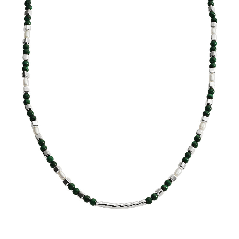 MALACITE BEADED NECKLACE – SILVERSHOP