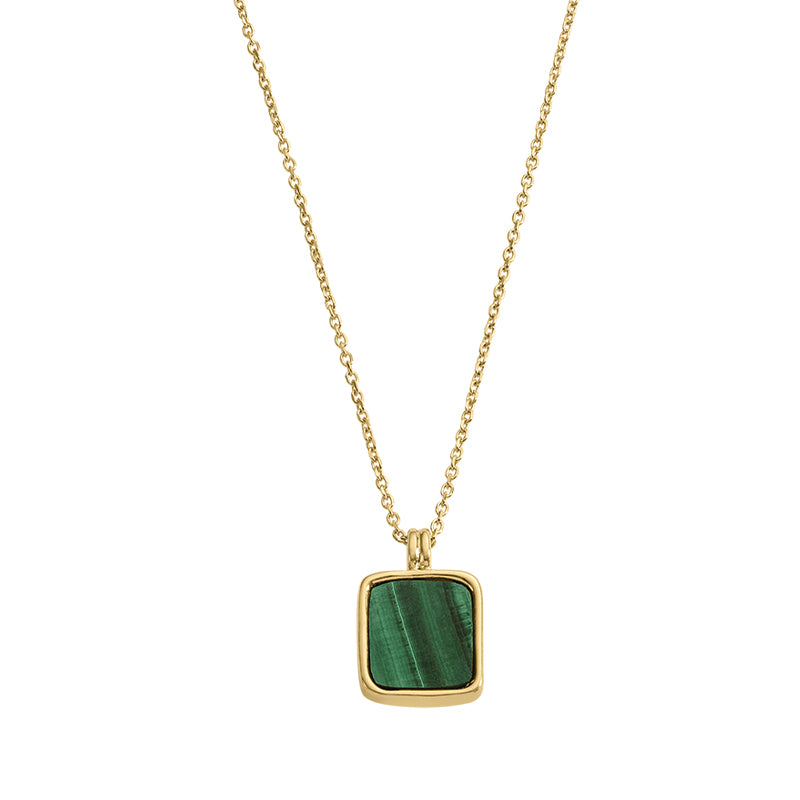 MALACITE PENDANT NECKLACE – SILVERSHOP