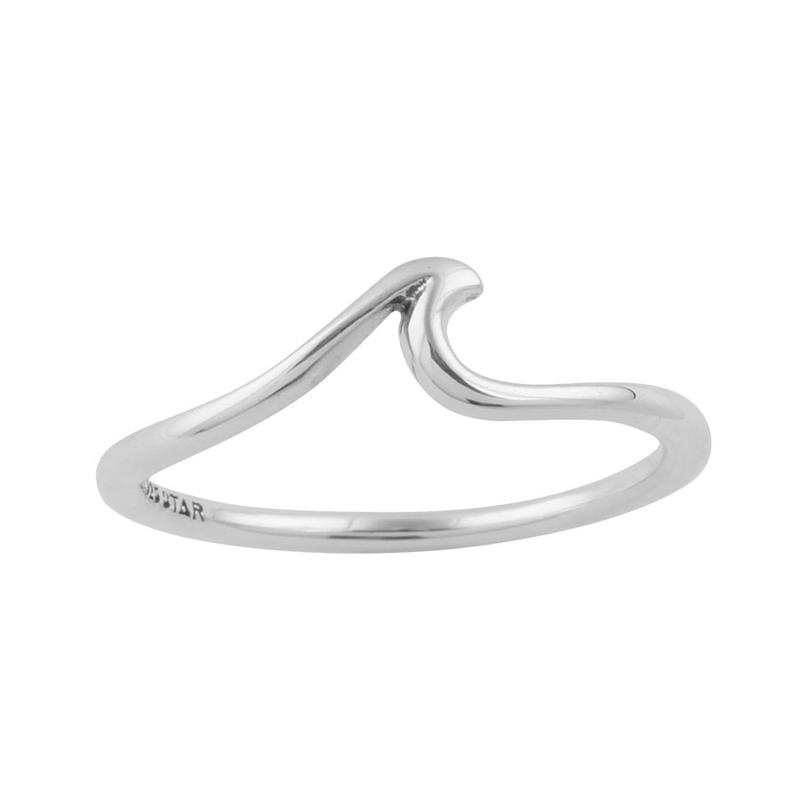 DAINTY OCEAN RIPPLE RING – SILVERSHOP
