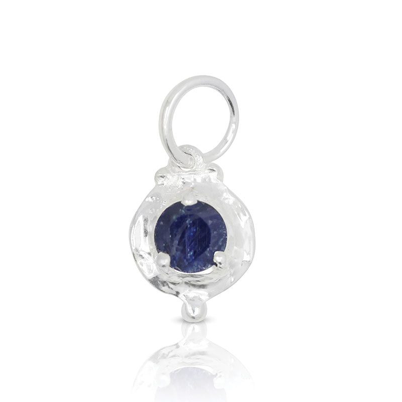 SEPTEMBER SAPPHIRE BIRTHSTONE CHARM – SILVERSHOP