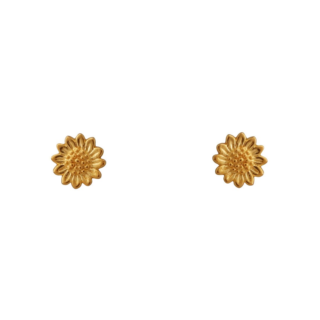 DELICATE SUNFLOWER STUDS – SILVERSHOP